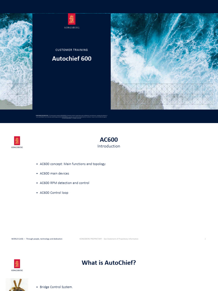 AutoChief 600 Presentation | PDF