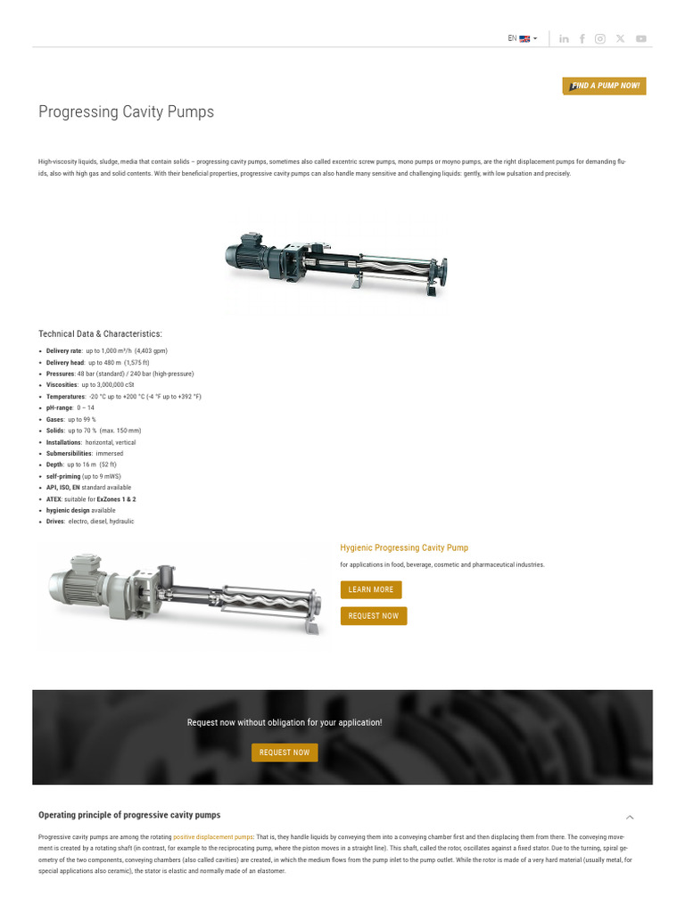 Progressing Cavity Pumps _ Star Pump Alliance | PDF