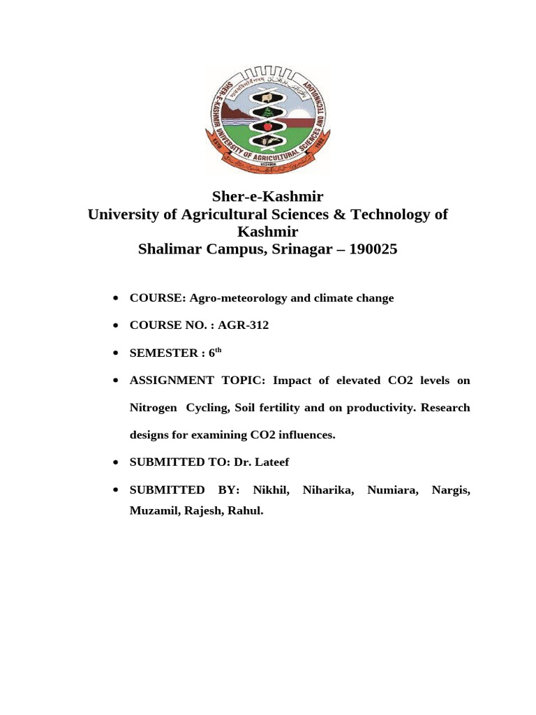 Assignment Group 7 (AGR-312) | PDF