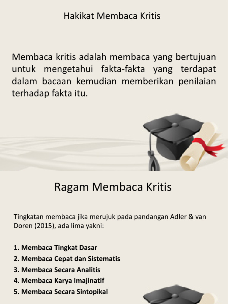 Membaca Kritis UH | PDF