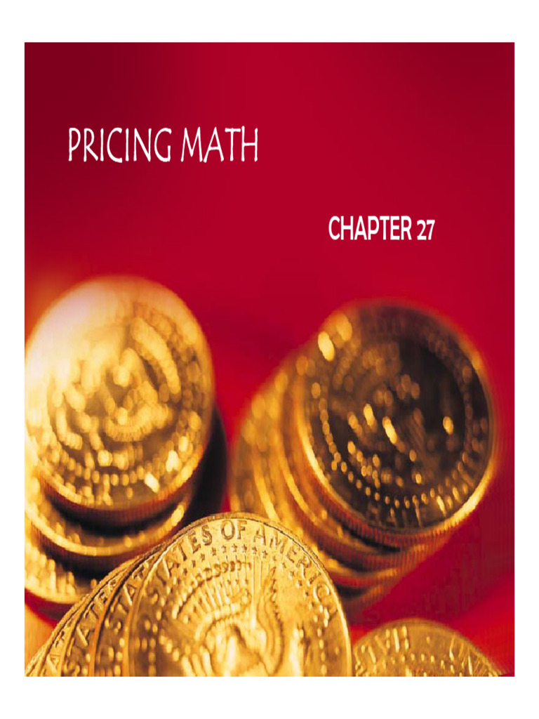 Pricing Math | PDF