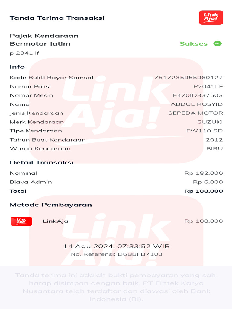 LinkAja_RECEIPT_20240814_074505_20240814_074505 | PDF