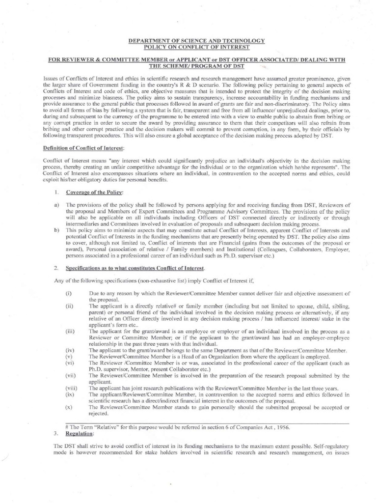 Conflict Letter | PDF