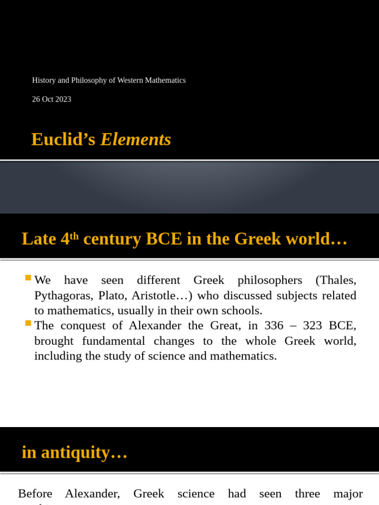 Euclids Elements | PDF