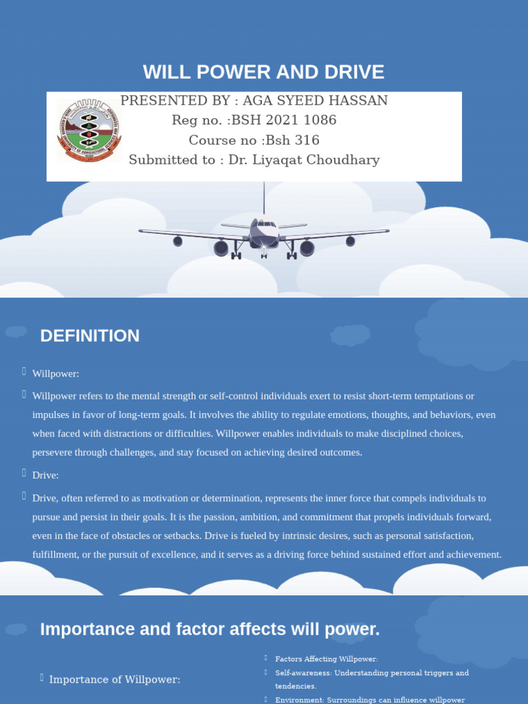 Will Power and Drive | PDF