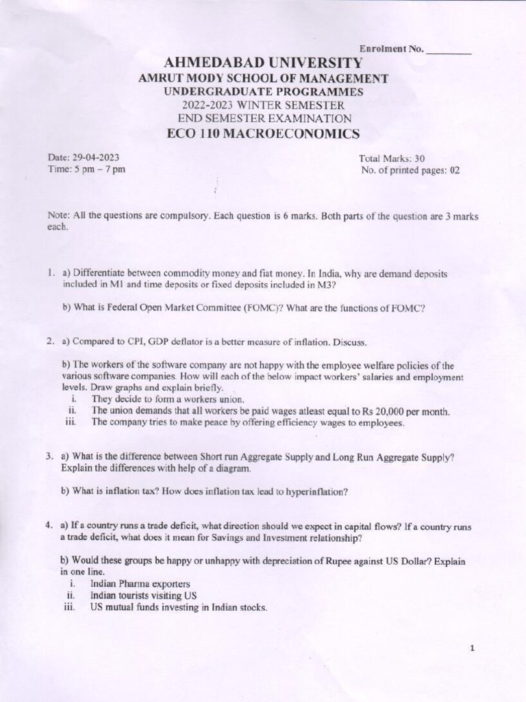 Eco110 Macroeconomics 4 Pdf
