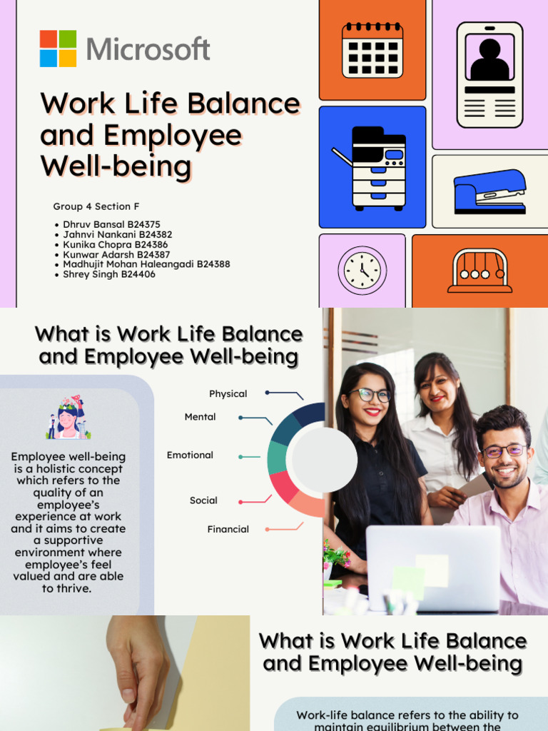 Work Life Balance And Employee Well Being Pdf