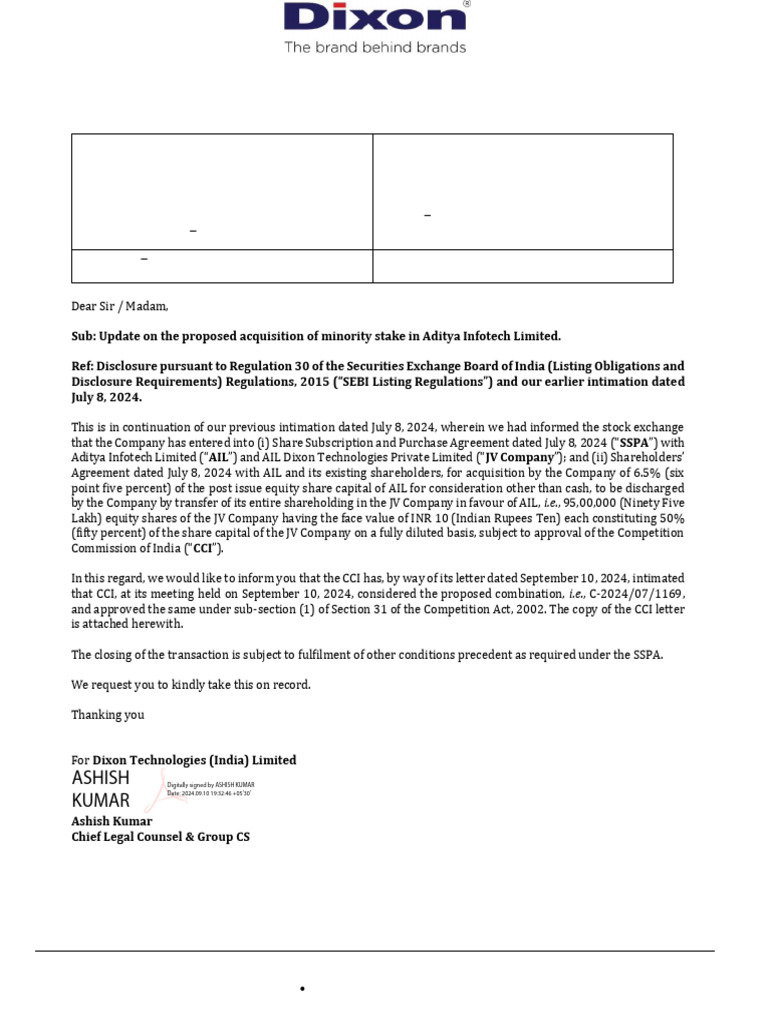 Dixon 10092024194019 Cciapprovalaildixon | PDF