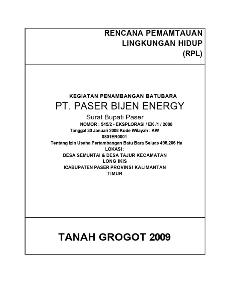 RPL PT Paser | PDF