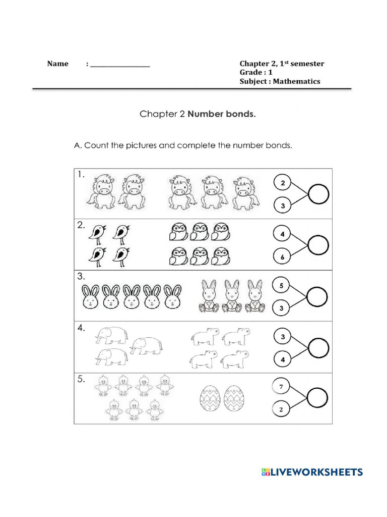 Number Pairs 1 WS | PDF