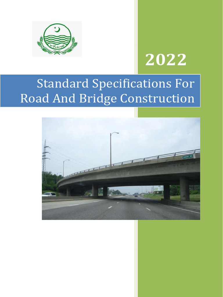 Specification of Road & Bridge | PDF