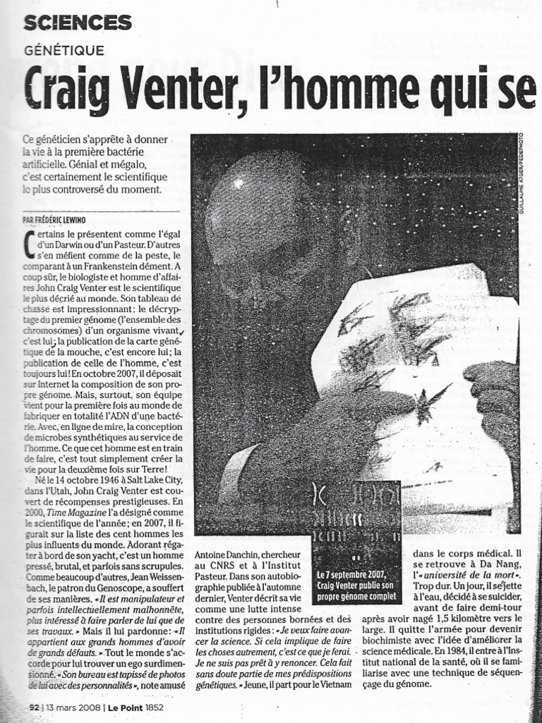 Craig Venter | PDF
