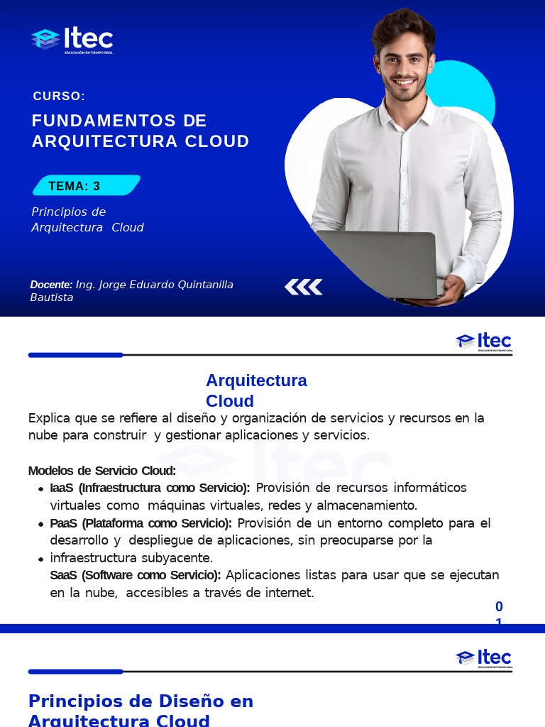 TEMA 03 - Principios de Arquitectura Cloud | PDF
