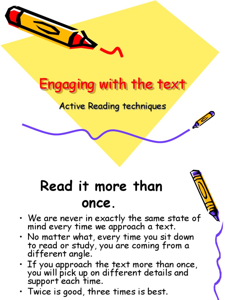 Active Reading Techniques for Better Retention | PDF | Reading (Process ...