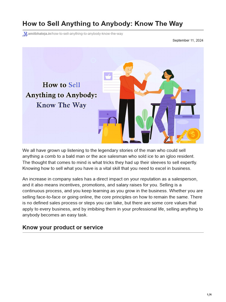 Mastering the Art of Selling Anything | PDF | Sales | Cognitive Science