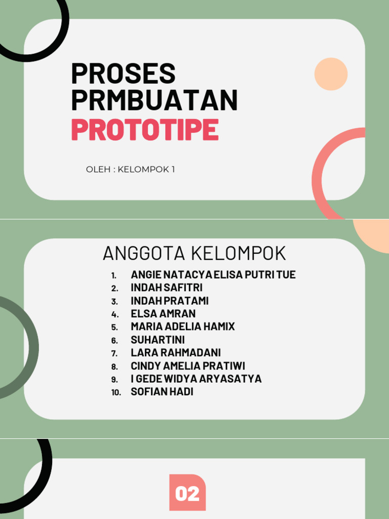 proses pembuatan prototipe | PDF