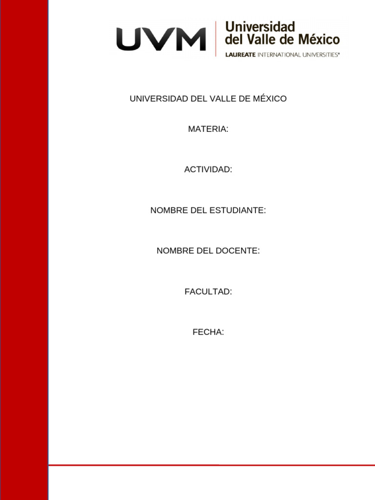 Portada Oficial UVM | PDF