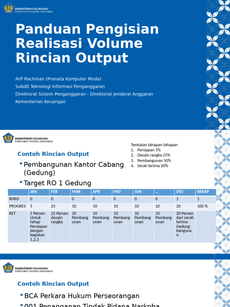 Contoh Cara Input Satker | PDF