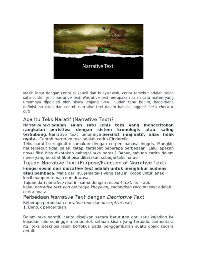 Narrative Text | PDF