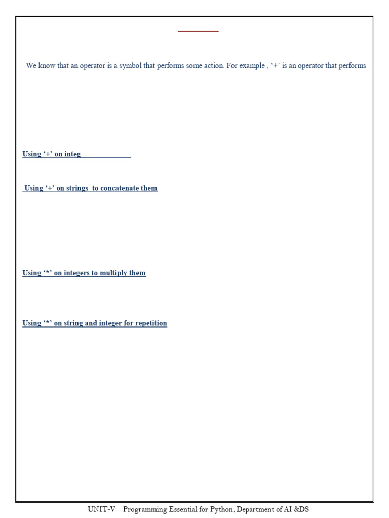 Unit V | PDF