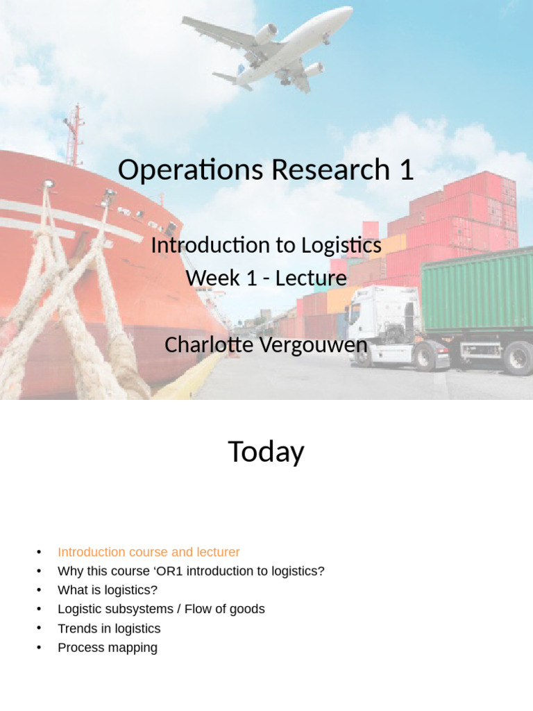 Lecture Week 1 | PDF