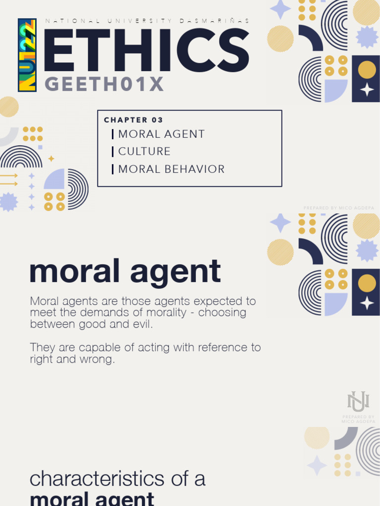 Ch.3 Moral Agent & Culture | PDF