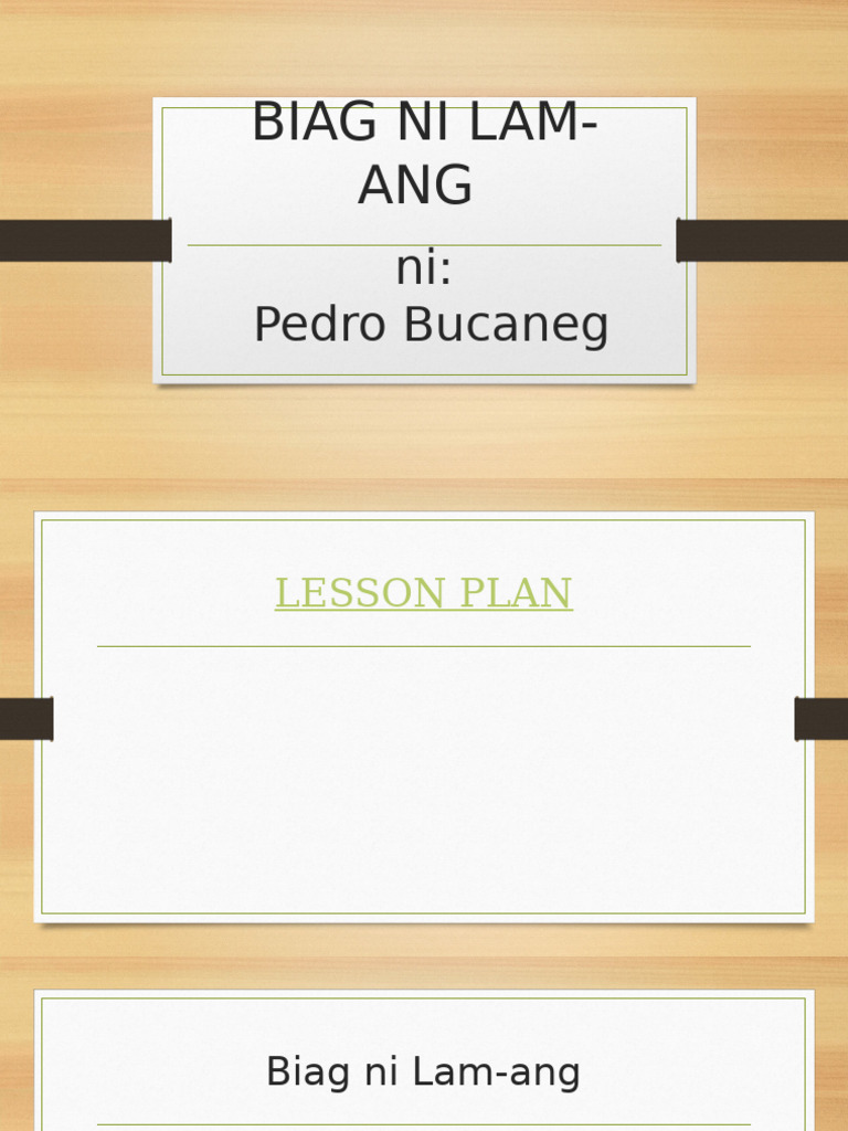 Biag Ni Lam-Ang Discussion | PDF