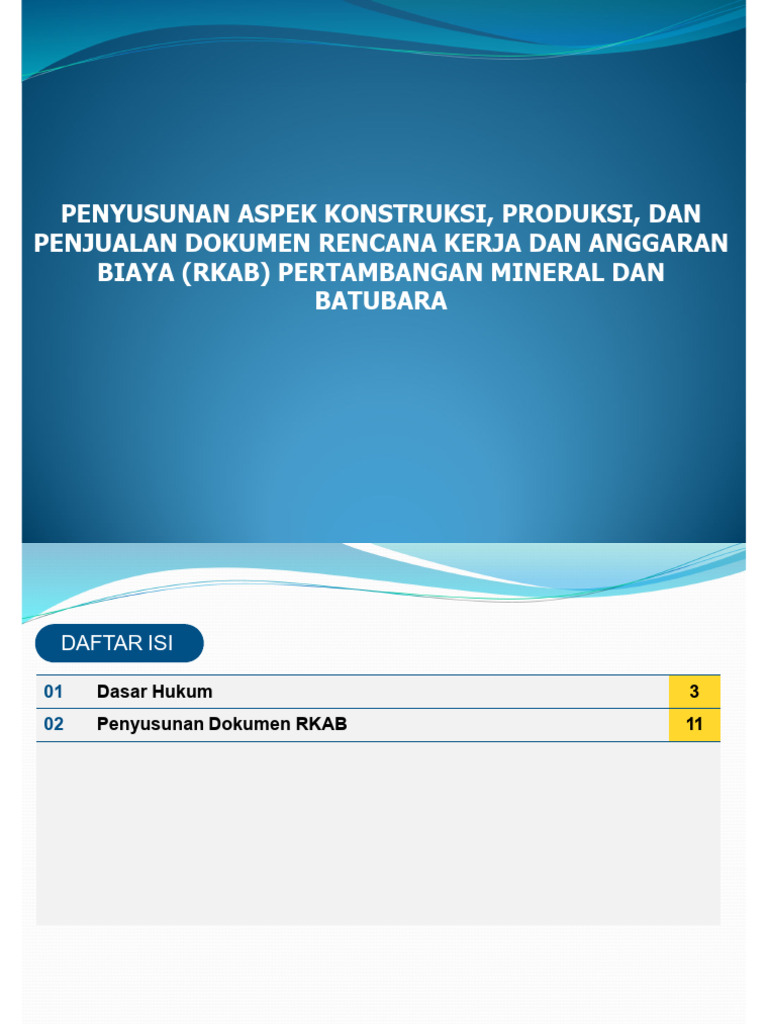 Bahan Mengajar Rkab Mineral Logam | PDF