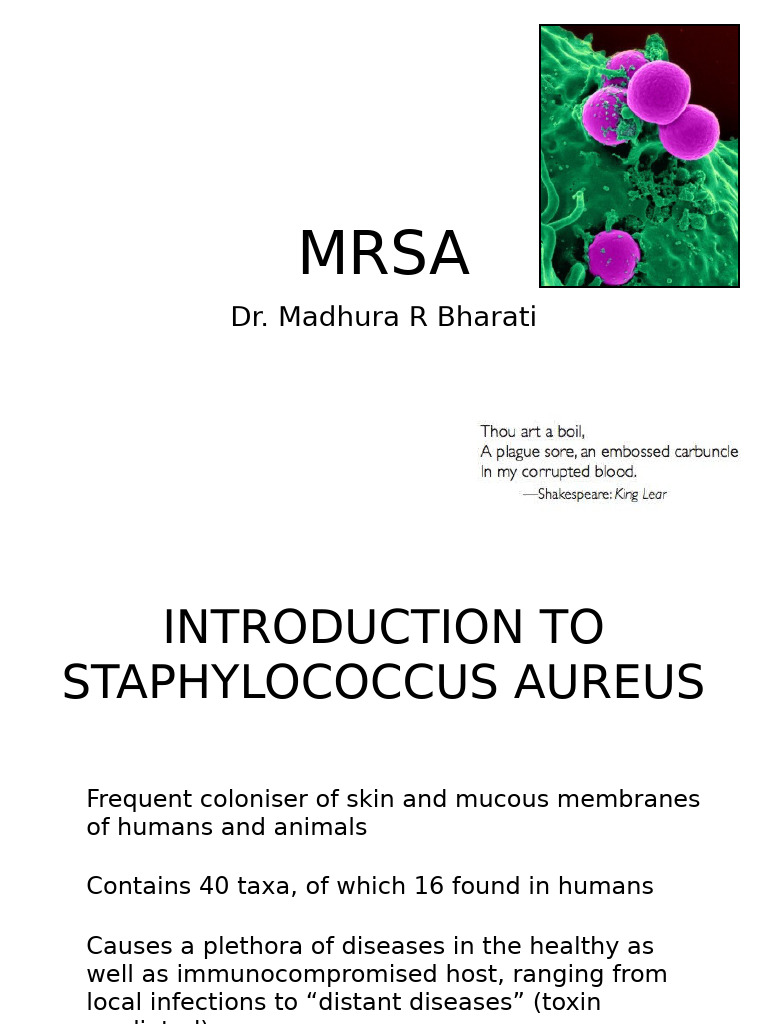 Mrsa | PDF