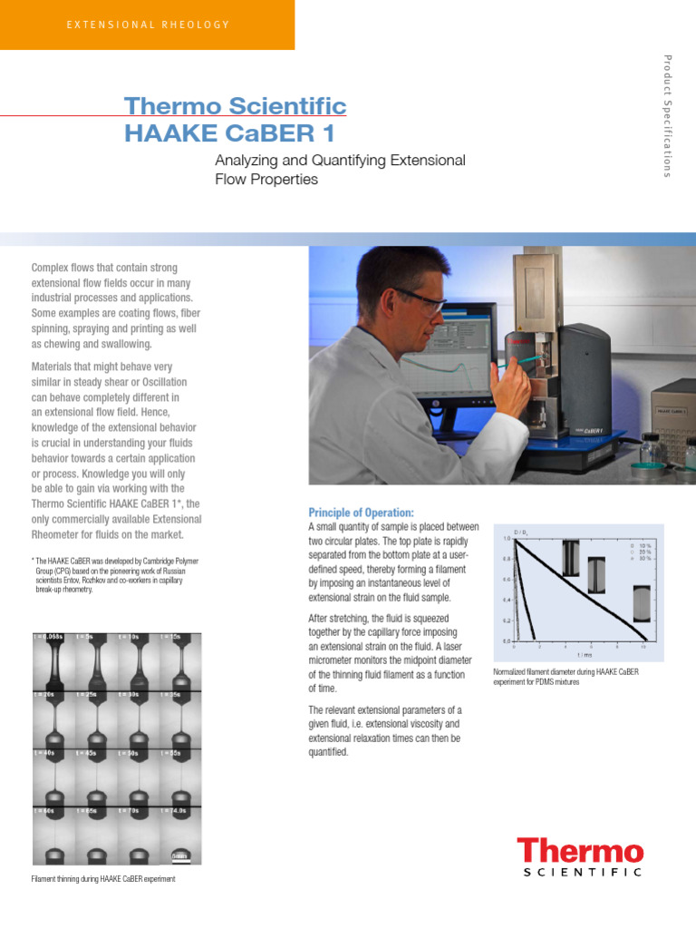 HAAKE CaBER 1 | PDF