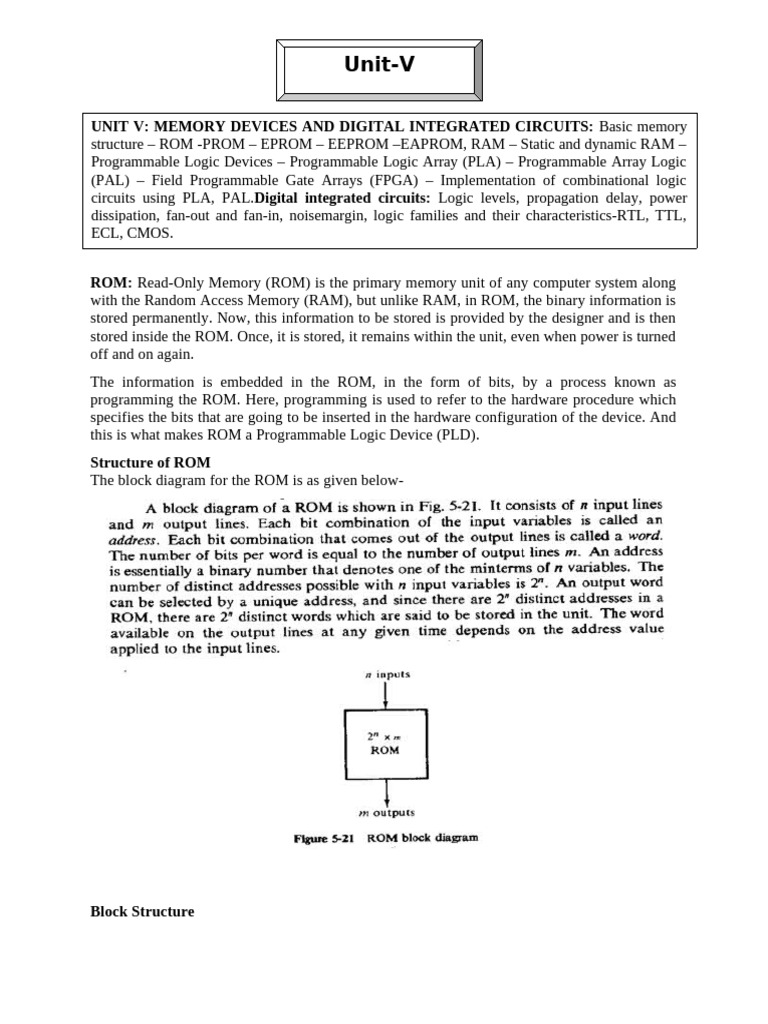 Unit-V-CSE-DELD | PDF