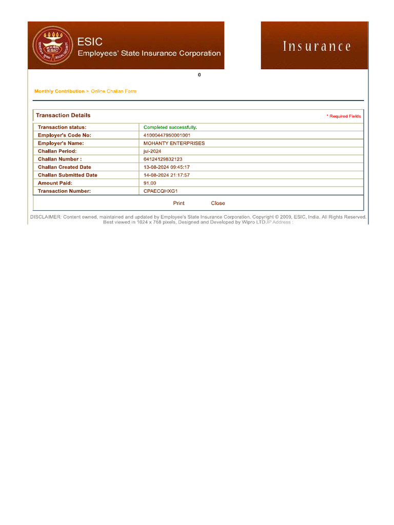 PM July 24 Esic Part 2 | PDF
