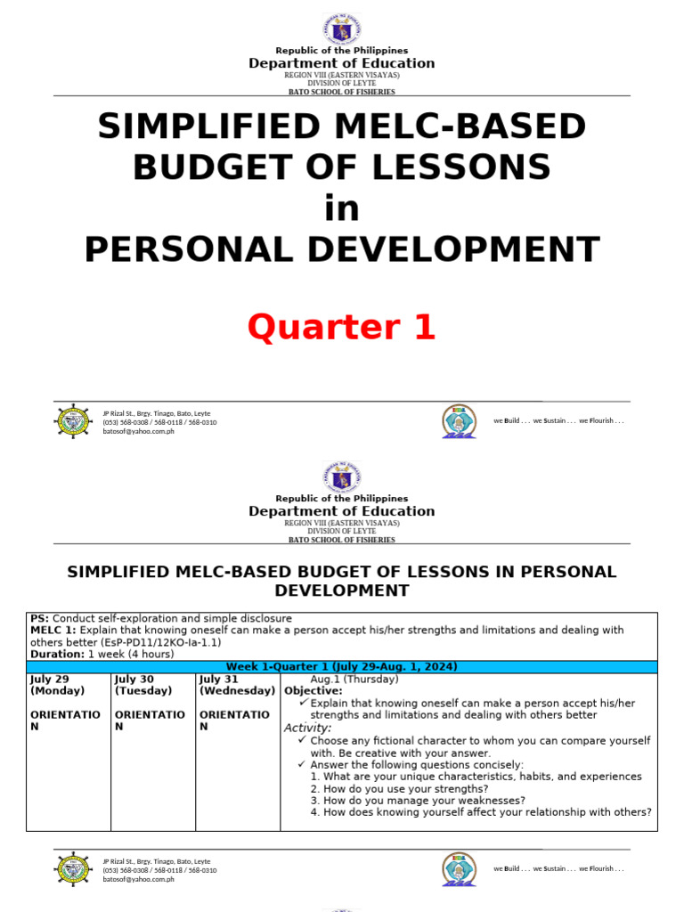 BOL - Per Dev-2024-2025 | PDF