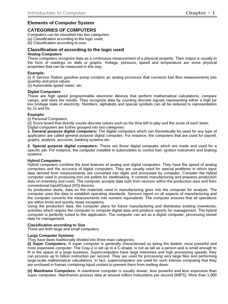 Chapter 1 | PDF
