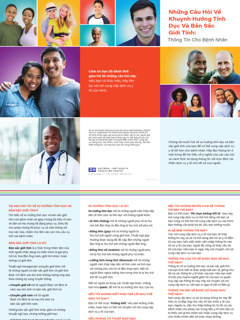 Sexual Orientation And Gender Identity Questions Information For