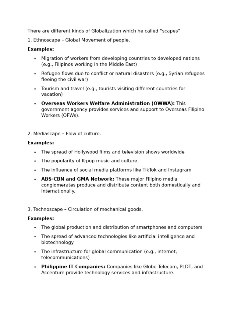 Understanding Globalization: Five Scapes | PDF