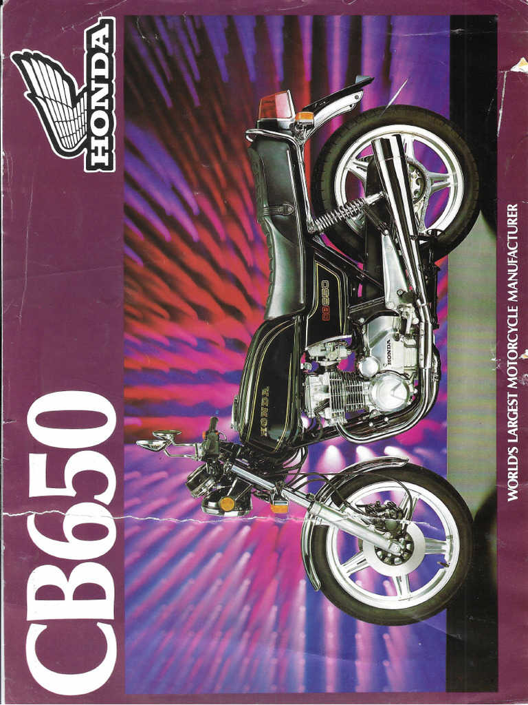 CB650 20brochure | PDF