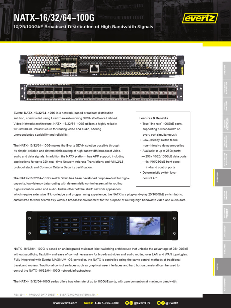Natx-16 32 64-100G | PDF