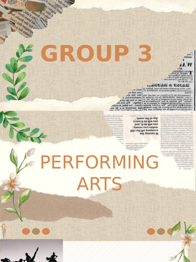 Performing Arts | PDF | Performing Arts | The Arts