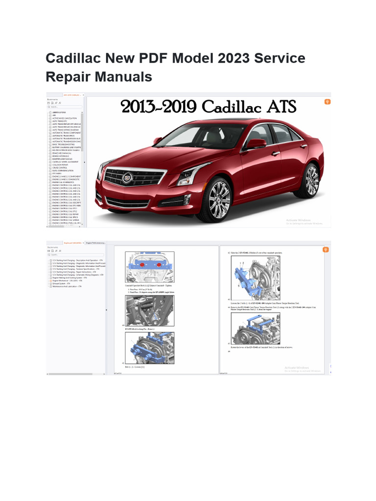 2023 Cadillac Service Repair Manuals | PDF | Manual Transmission | Rear ...