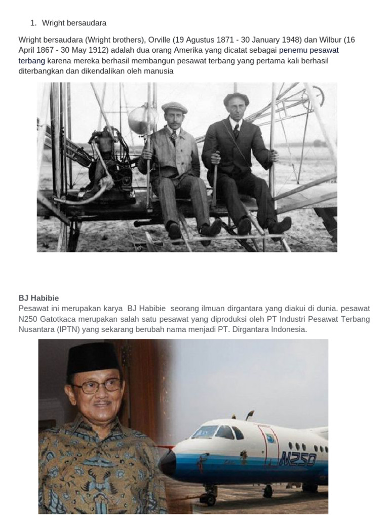 Wright Bersaudara | PDF