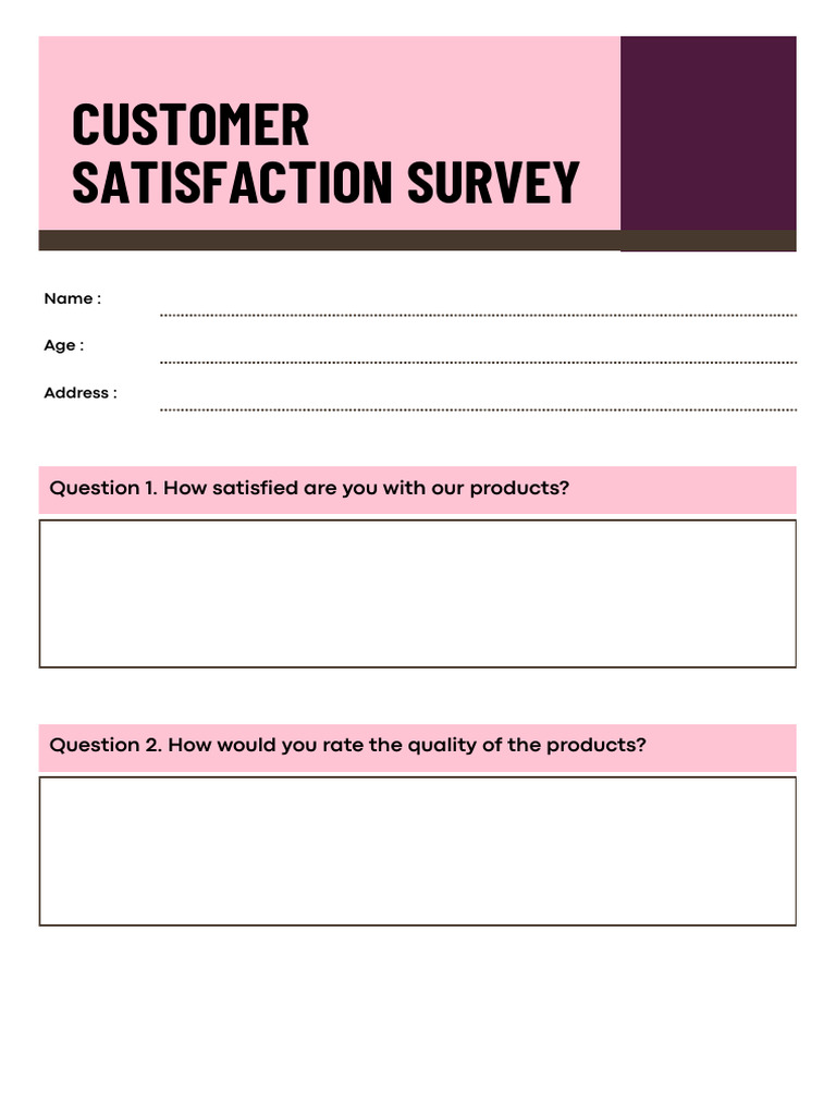 survey 1 | PDF