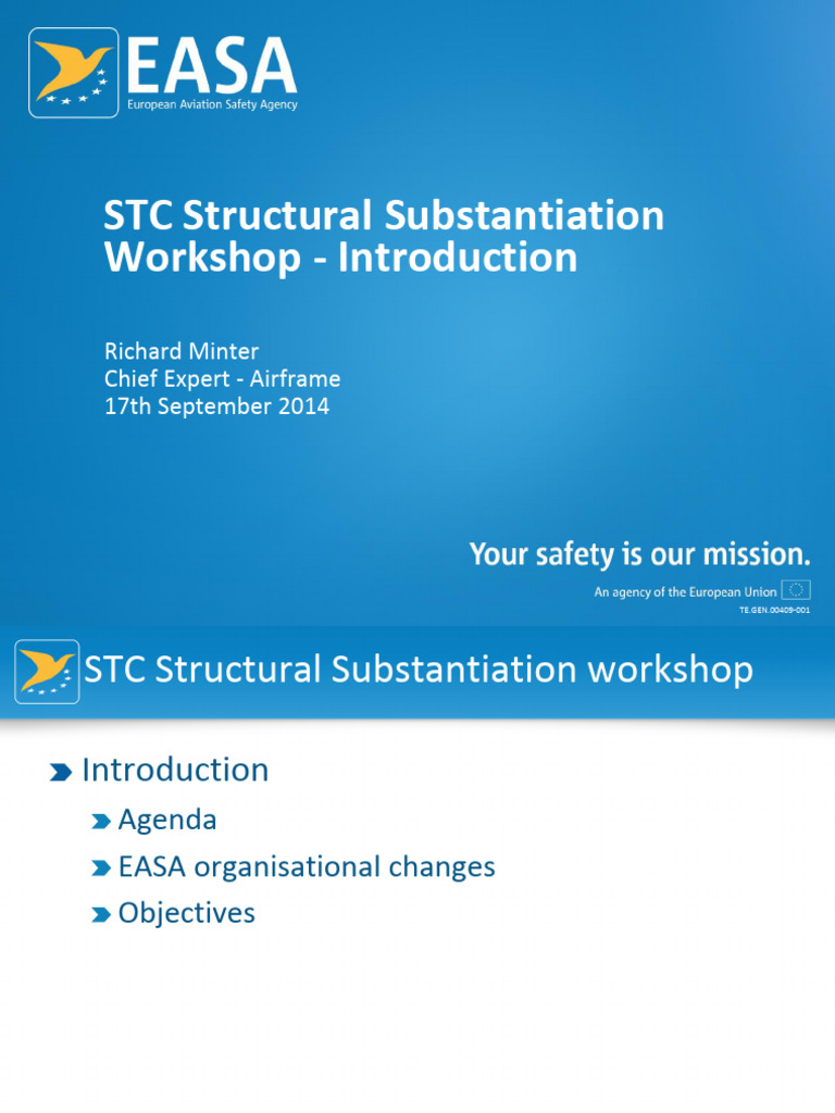 EASA Structures Workshop - Introduction | PDF
