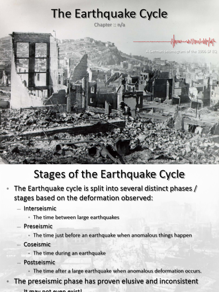 5.5 The Earthquake Cycle | PDF | Earthquakes | Moment Magnitude Scale