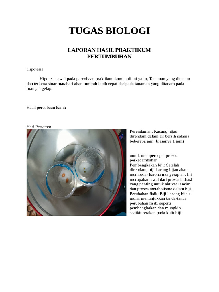 Tugas Biologi | PDF