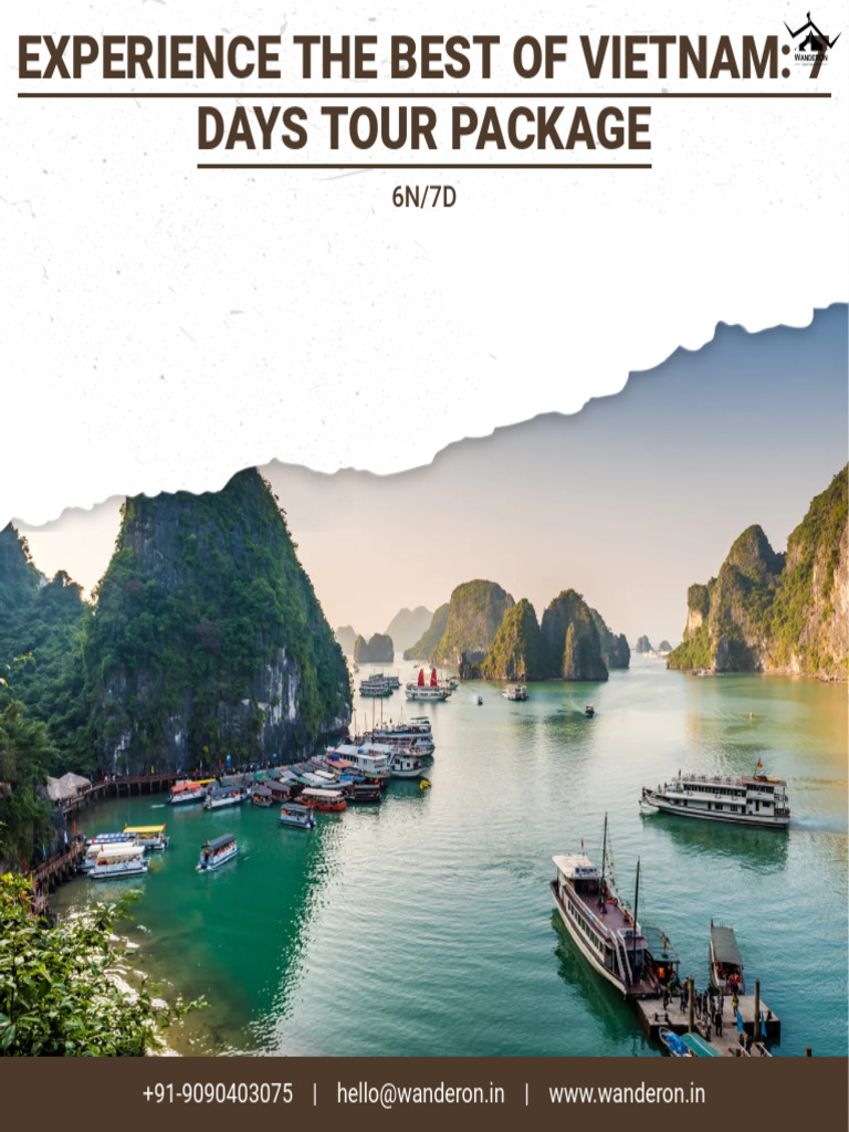 6n 7d Best of Vietnam Tour Package | PDF