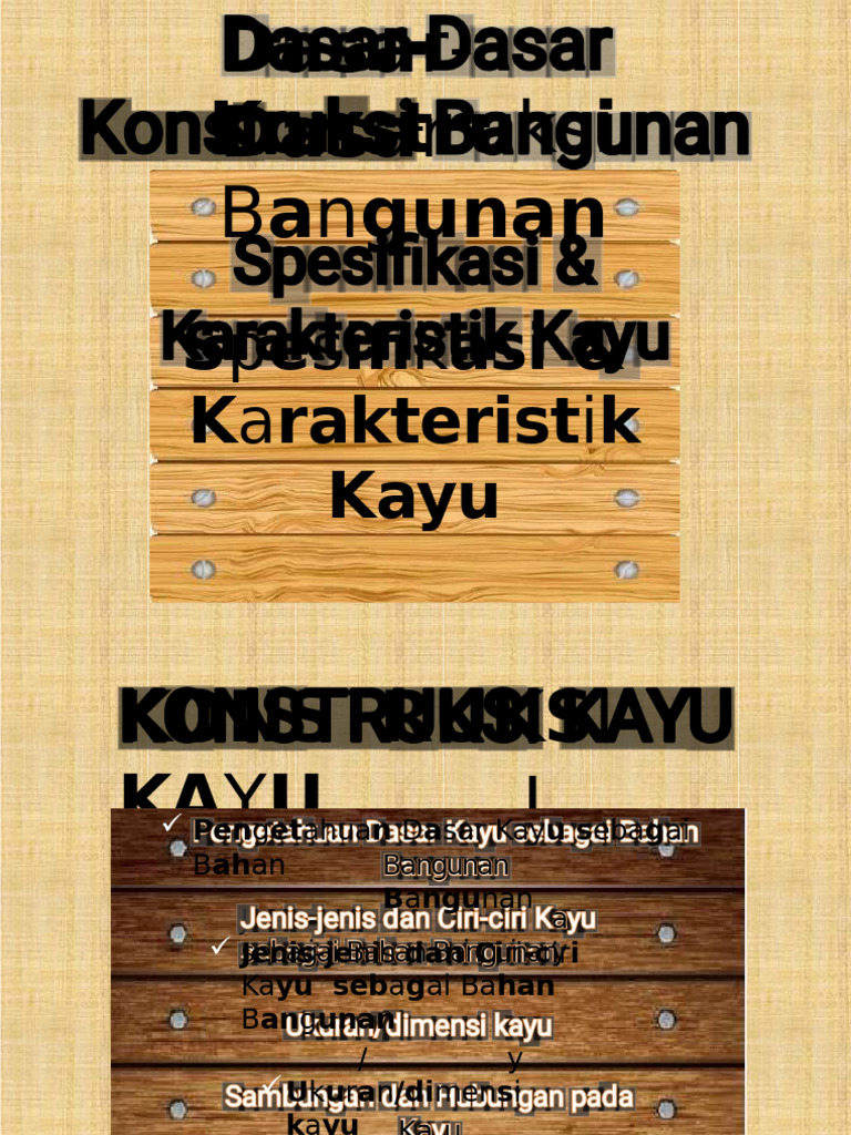 Konstruksi Kayu Merged (1) Removed Compressed | PDF