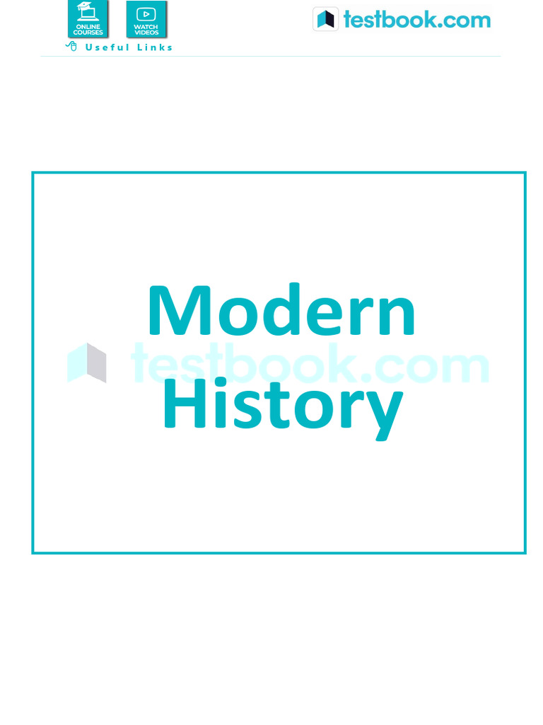 Modern History | PDF