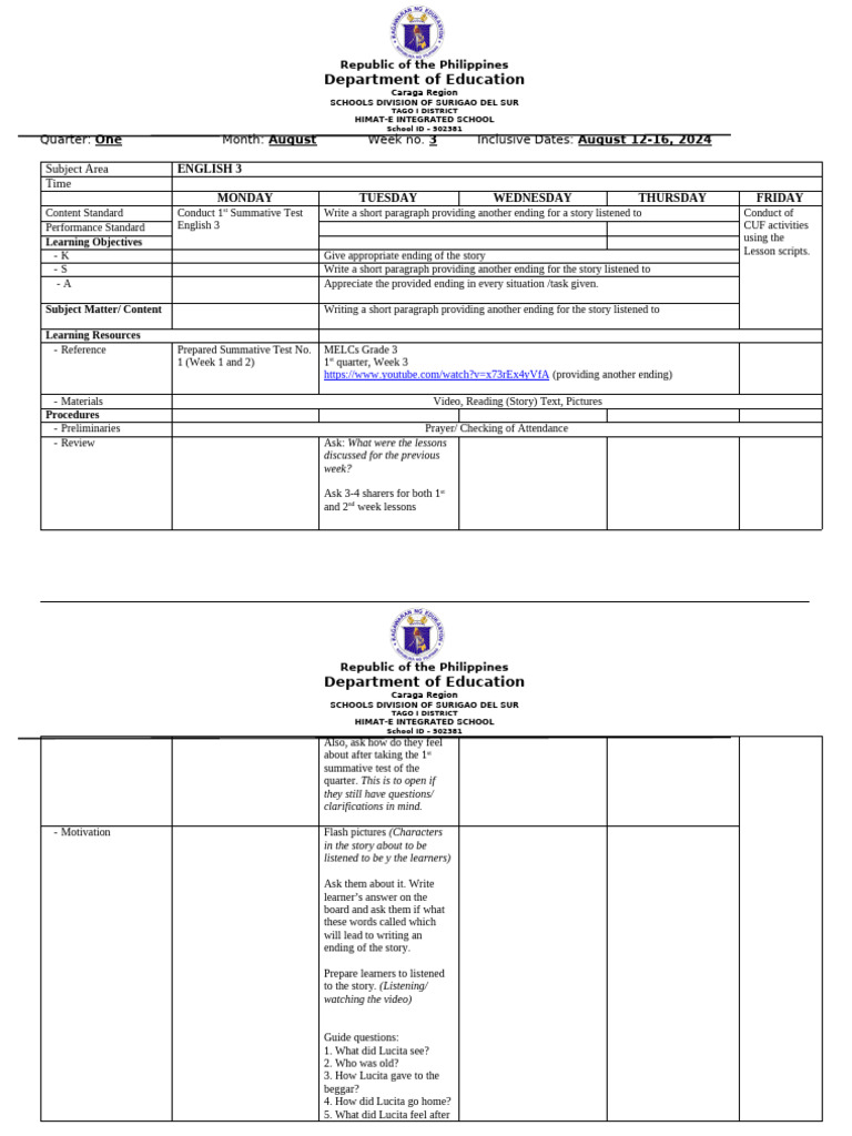 English 3 Week 3 Pdf
