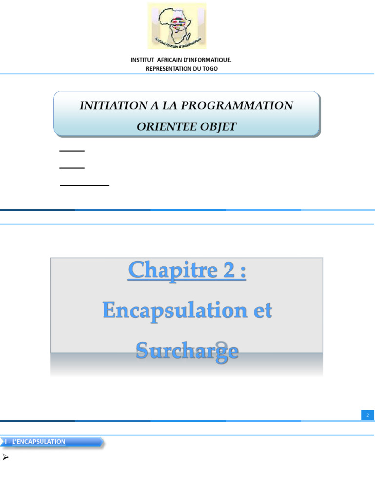 Chp2 - Encapsulation Et Surchage | PDF